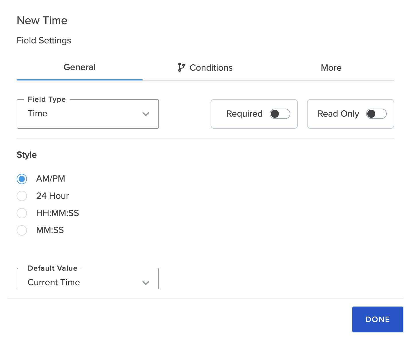 Change the Timestamp Format in the Builder – GoCanvas Help Center
