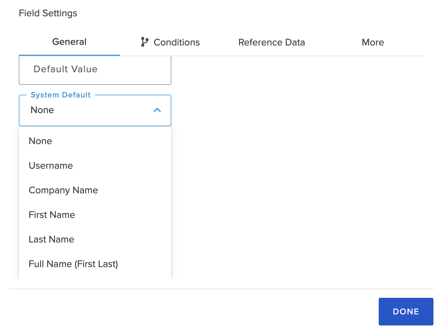 System Defaults in the Builder – GoCanvas Help Center