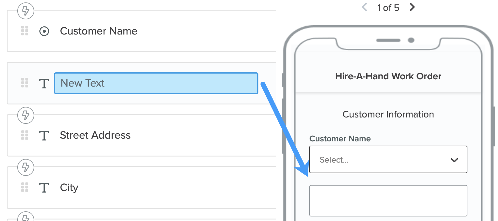 Field Labels in the Builder – GoCanvas Help Center