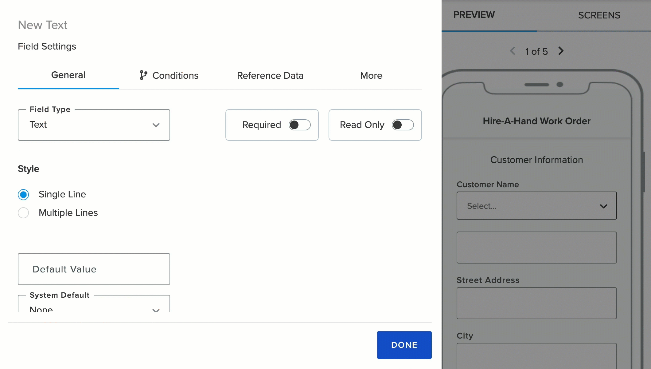 Field Labels in the Builder – GoCanvas Help Center