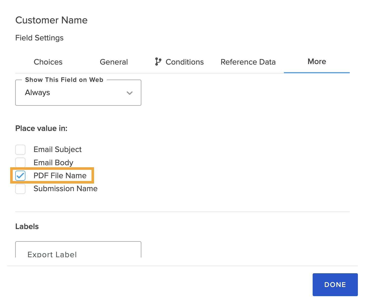 Naming a PDF File based on a Field in the Form from within in the ...