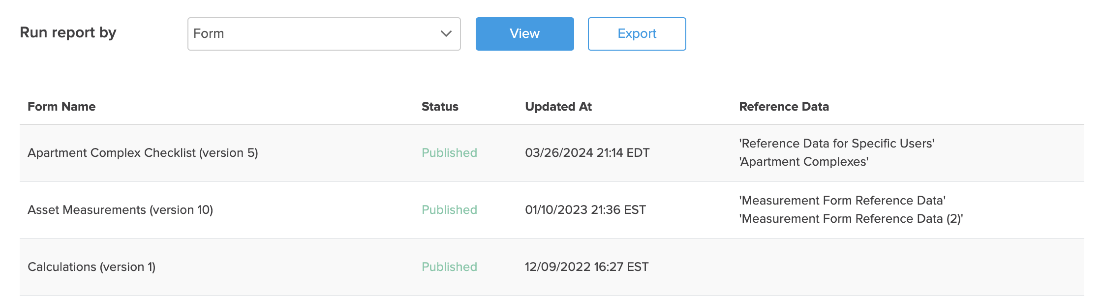 How can I tell if my form uses Reference Data? – GoCanvas Help Center