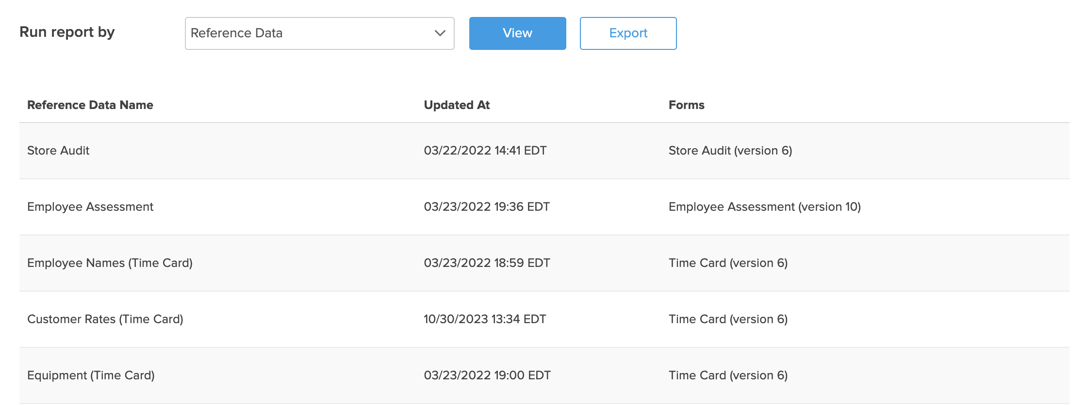 How can I tell if my form uses Reference Data? – GoCanvas Help Center