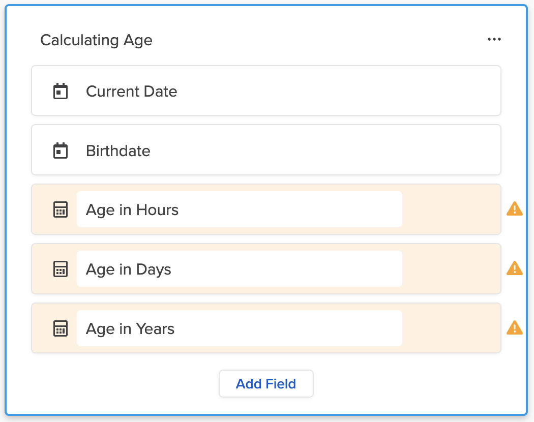 Calculating Age in the Builder – GoCanvas Help Center