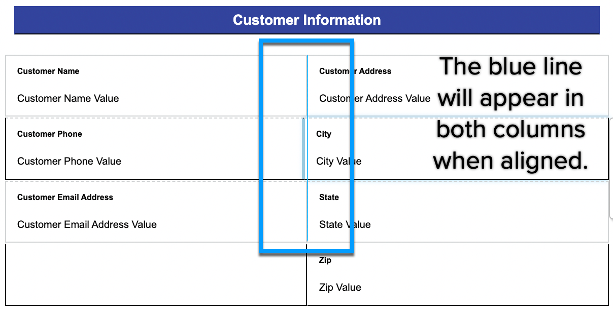 Align Columns in the PDF Designer Using Snap Column Borders – GoCanvas ...